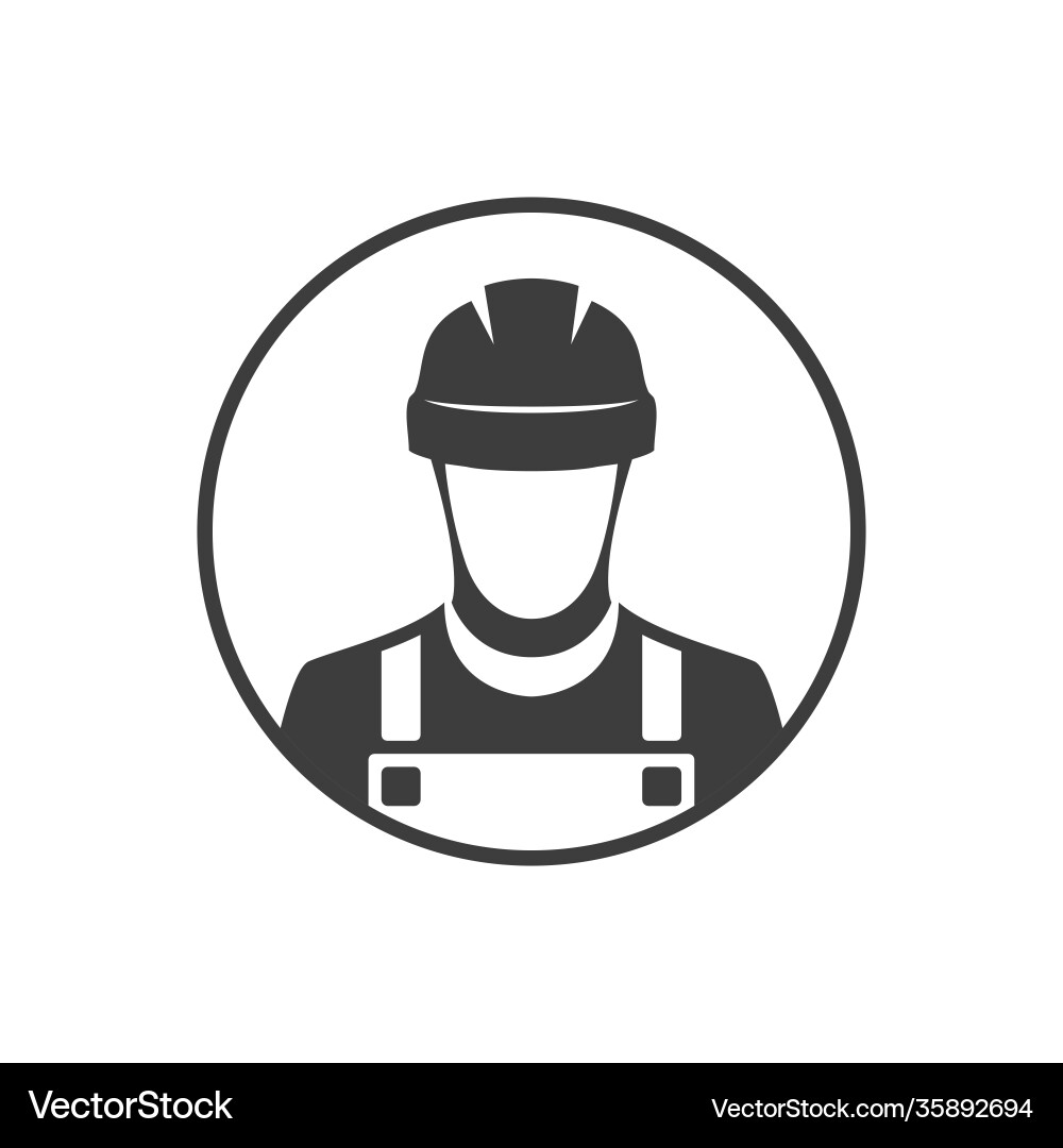 Worker icon Royalty Free Vector Image - VectorStock
