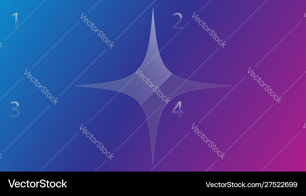 Four empty fields for structuring information Vector Image