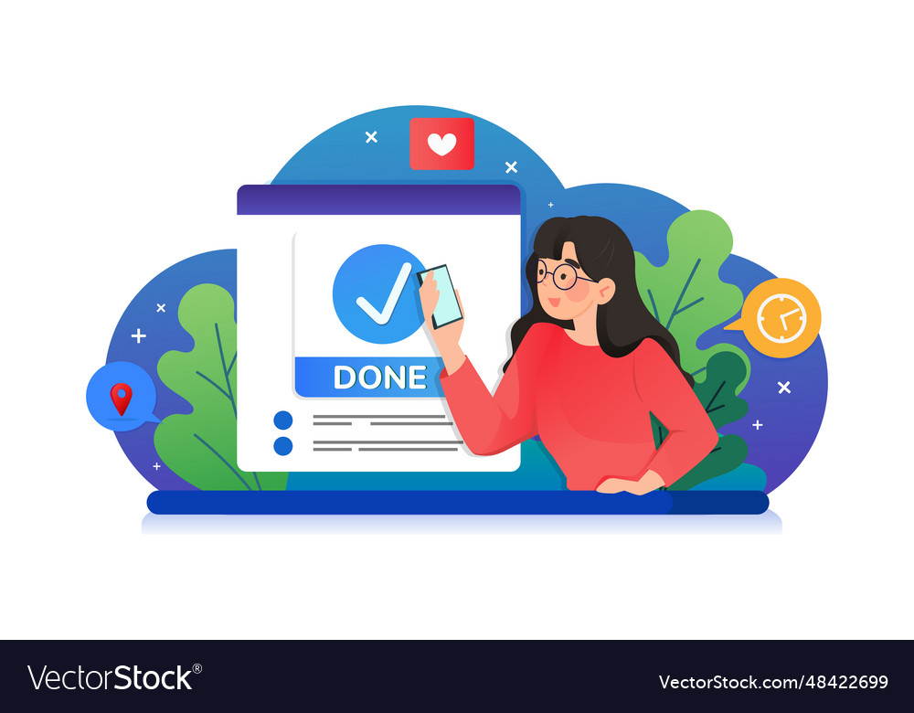 Order confirmed concept Royalty Free Vector Image Order confirmed concept Royalty Free Vector Image
