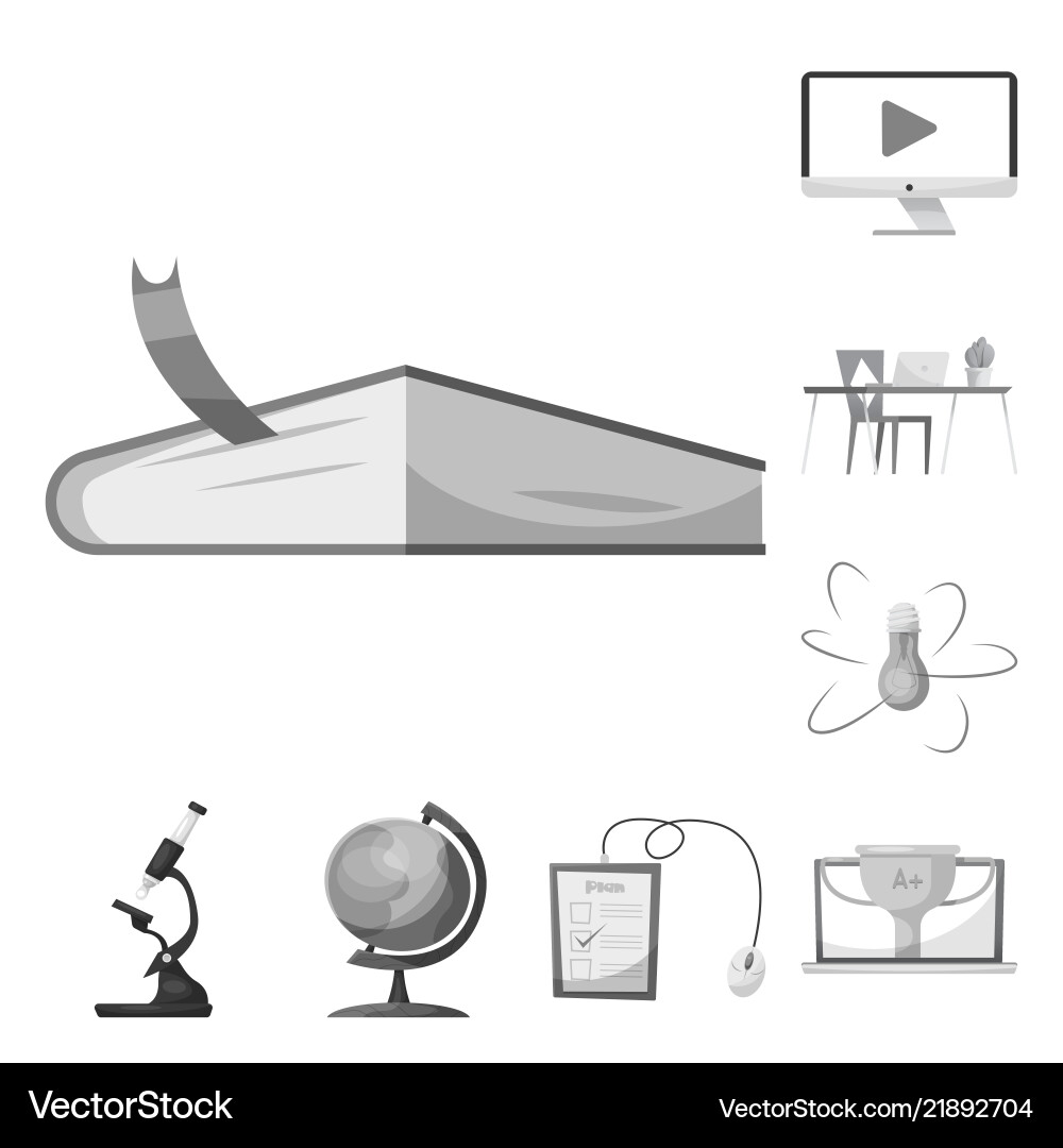 Design of education and learning logo Royalty Free Vector