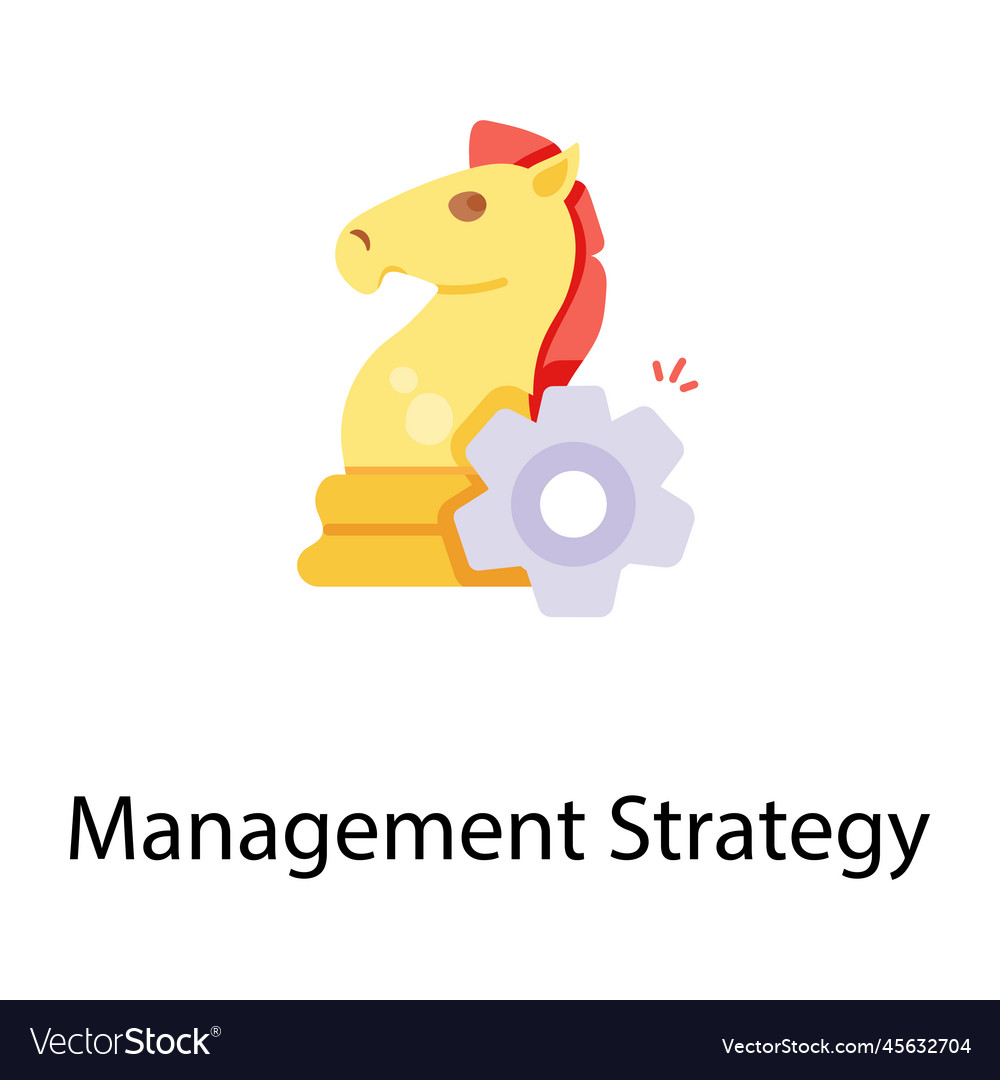 Management strategy Royalty Free Vector Image - VectorStock