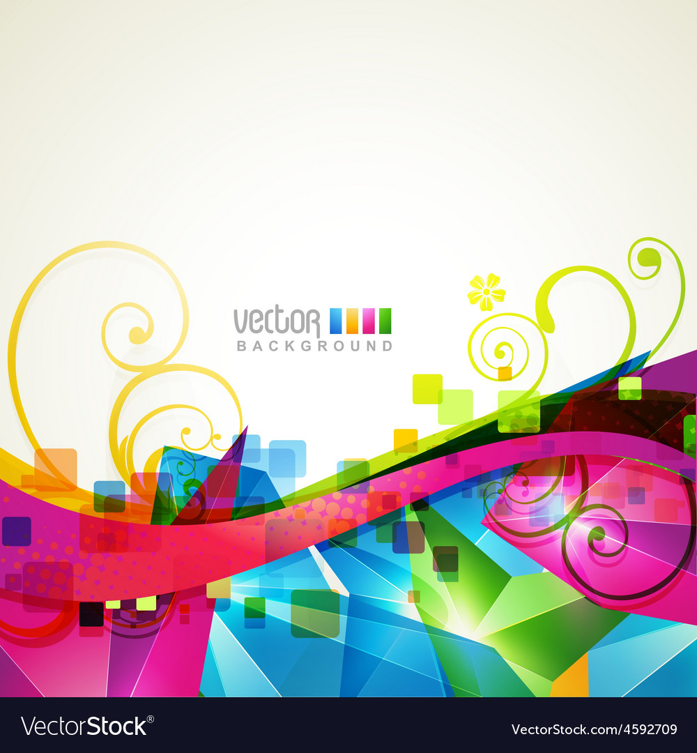 Abstract wave Royalty Free Vector Image - VectorStock