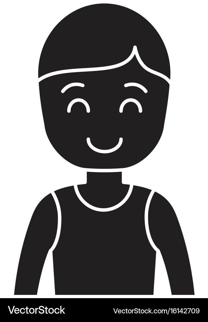 Cartoon man icon Royalty Free Vector Image - VectorStock