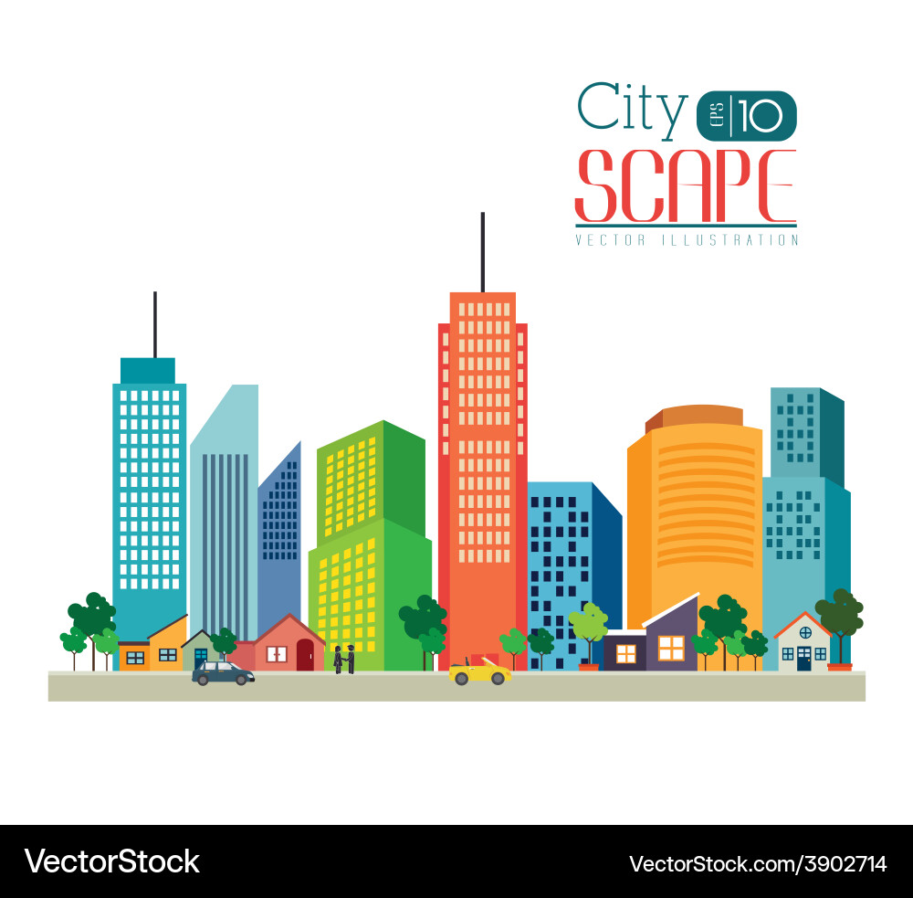 Urban design Royalty Free Vector Image - VectorStock