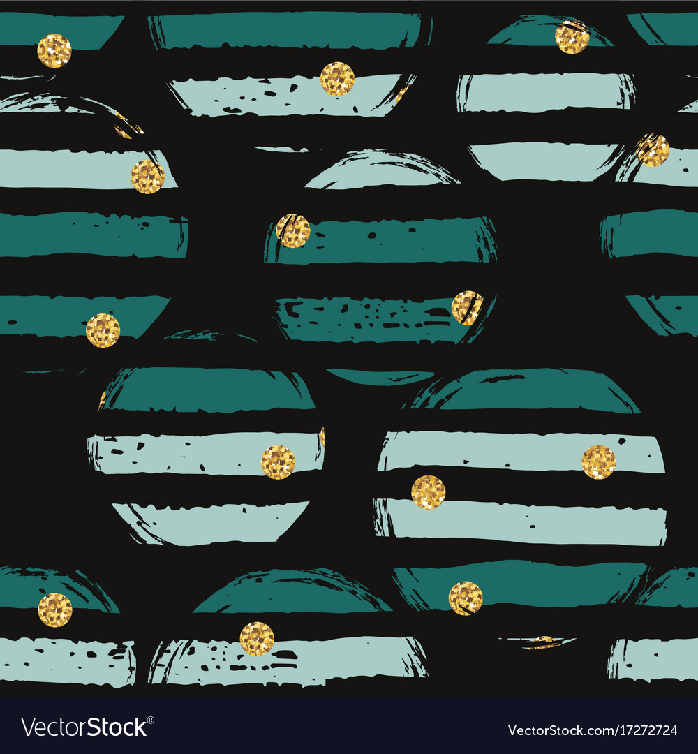 Abstract geometric seamless pattern with circles Vector Image