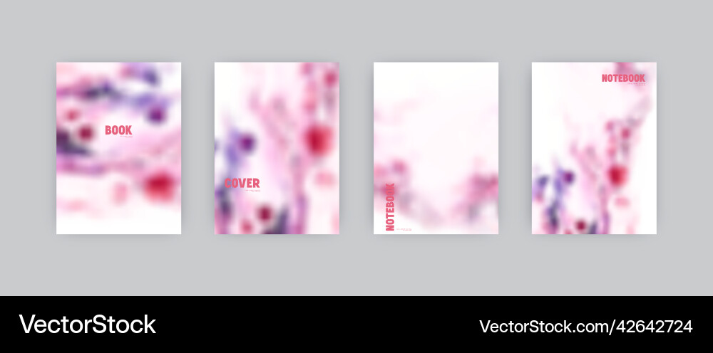 Set of cover templates Royalty Free Vector Image