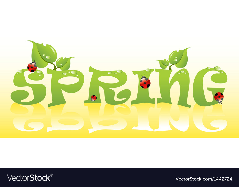 Spring Royalty Free Vector Image - VectorStock
