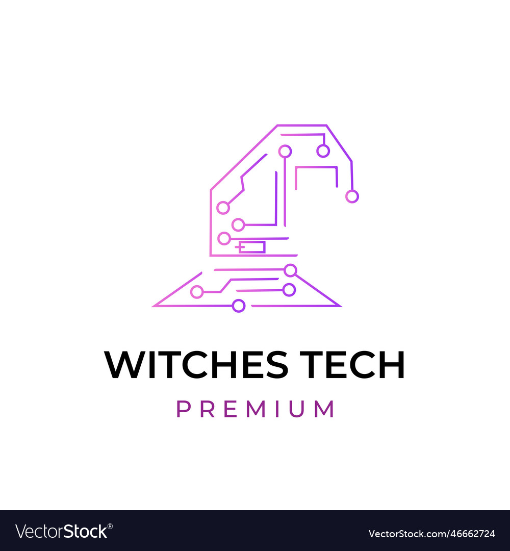 Wizard hat tech Royalty Free Vector Image - VectorStock