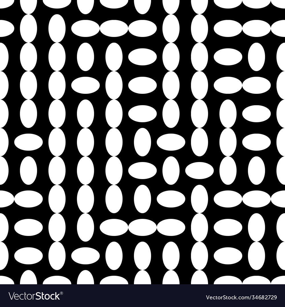 Abstract pattern with white ellipses Royalty Free Vector