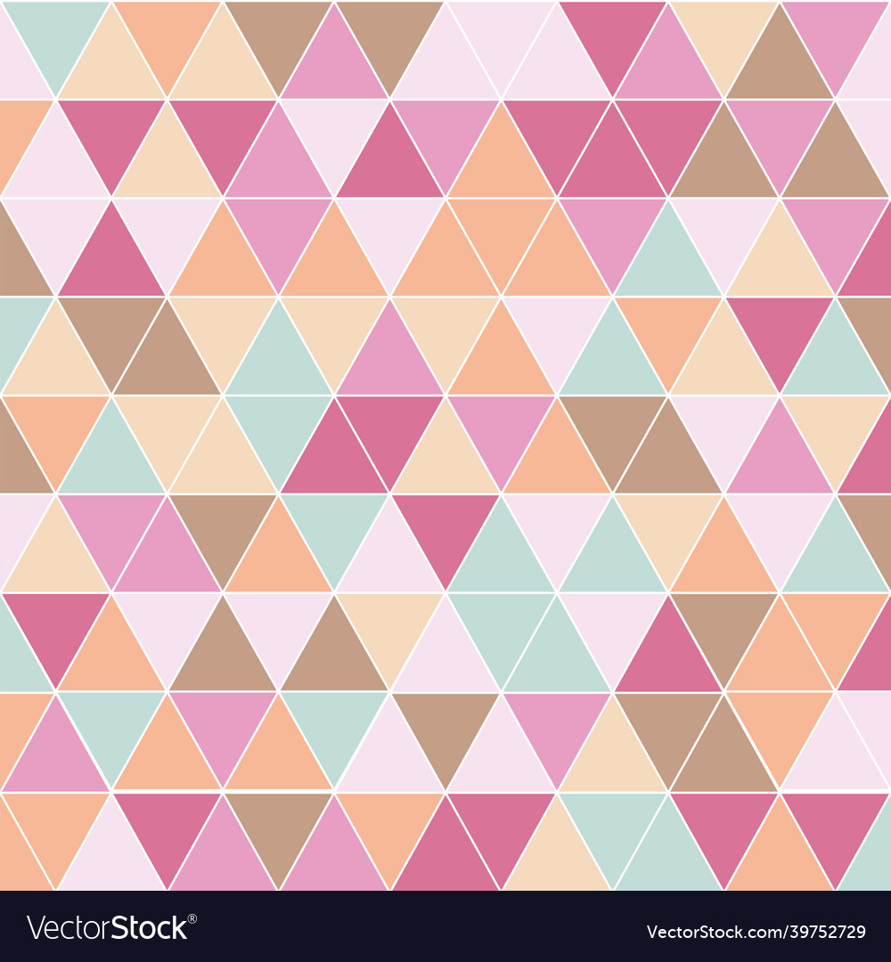 Graphics seamless polygon background pattern Vector Image