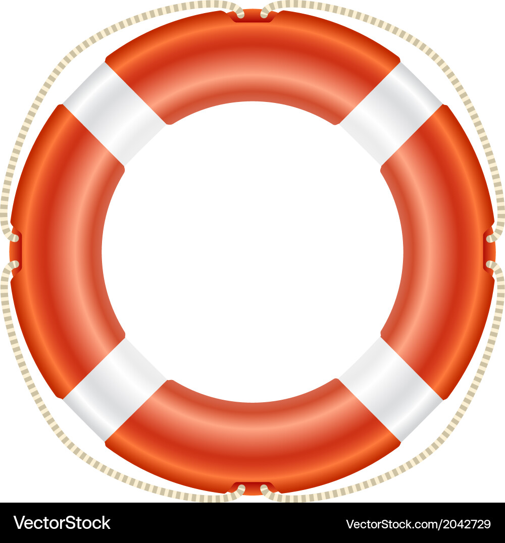 Lifebuoy Royalty Free Vector Image - VectorStock