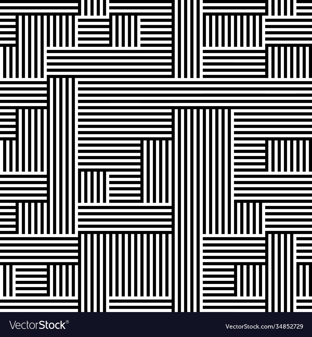 Seamless pattern with horizontal and vertical Vector Image