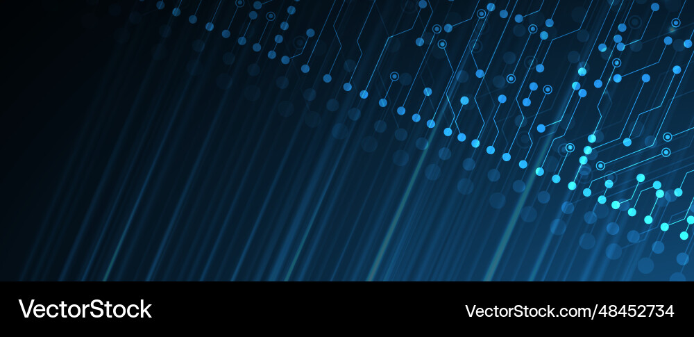 Abstract futuristic circuit computer internet Vector Image