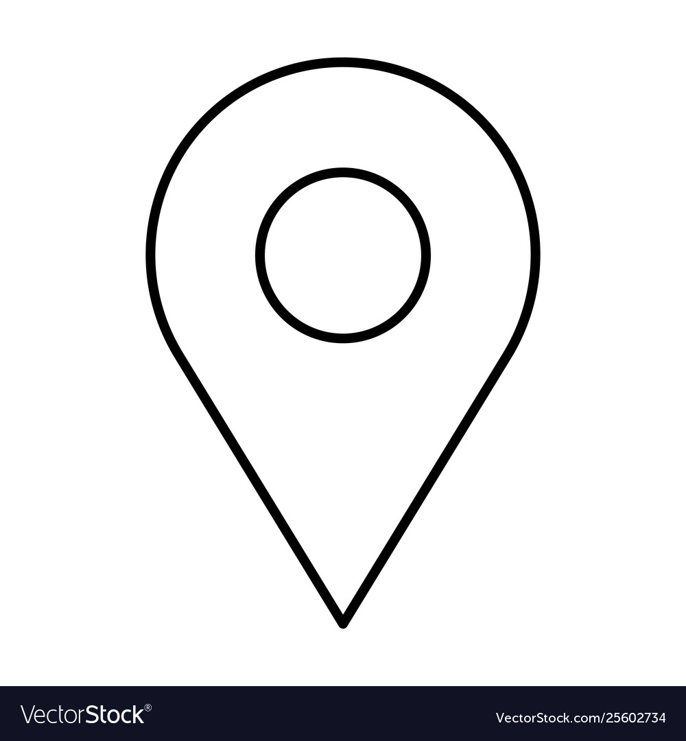 Pin pointer location icon Royalty Free Vector Image Pin pointer location icon Royalty Free Vector Image