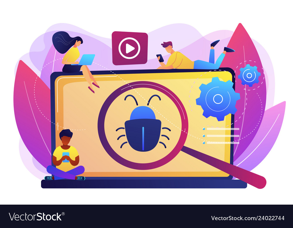 Beta testing concept Royalty Free Vector Image Beta testing concept Royalty Free Vector Image