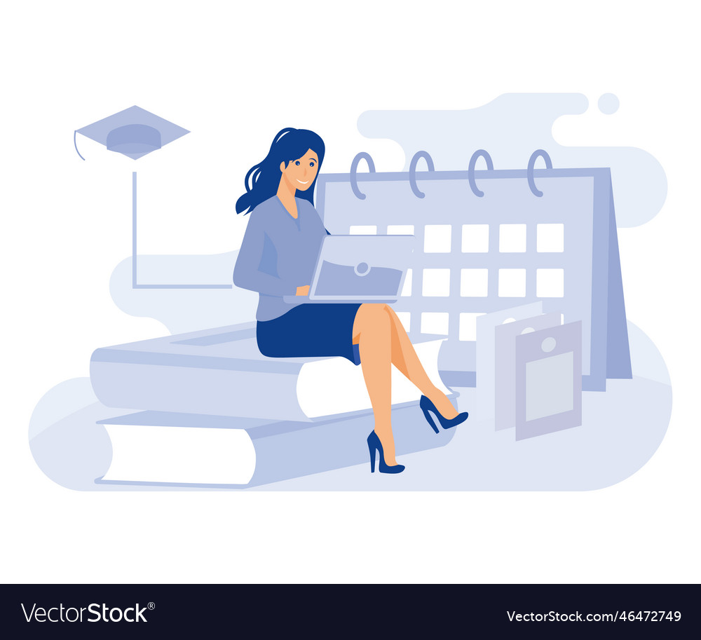 Modern learning concept personalized learning Vector Image