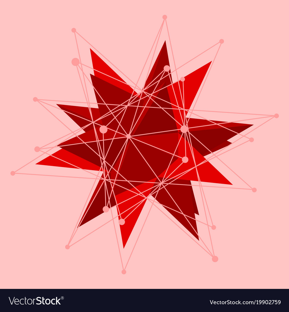 Abstract geometry shape Royalty Free Vector Image