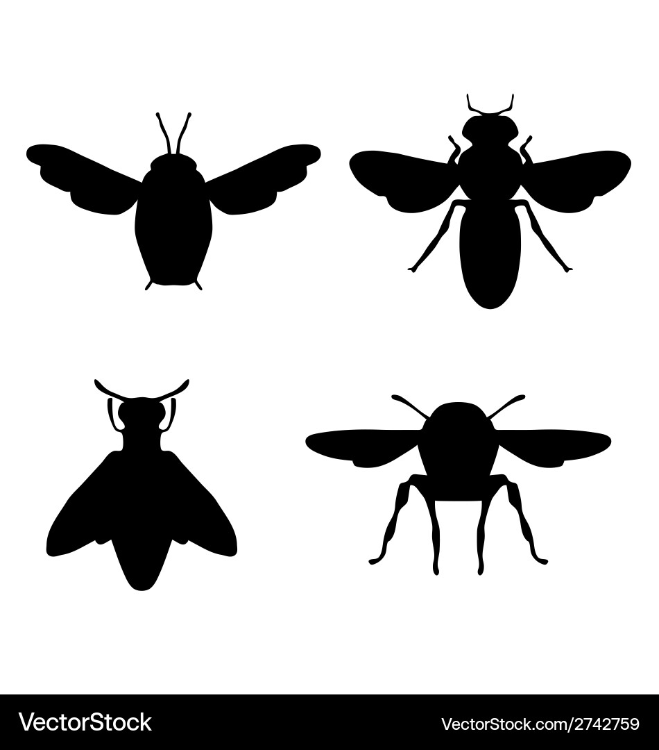 Bees Royalty Free Vector Image - VectorStock