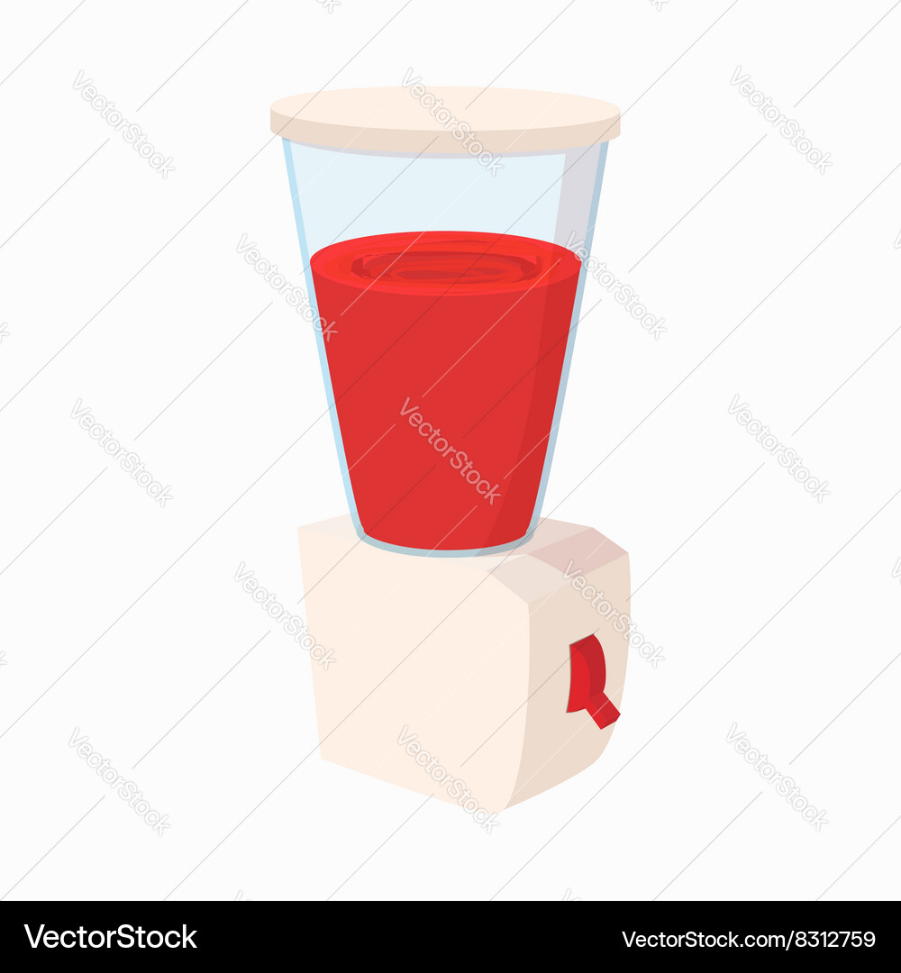 Juicing machine icon cartoon style Royalty Free Vector Image