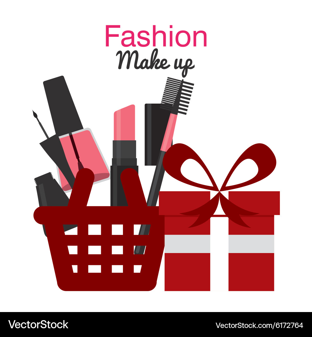 Fashion make up Royalty Free Vector Image - VectorStock