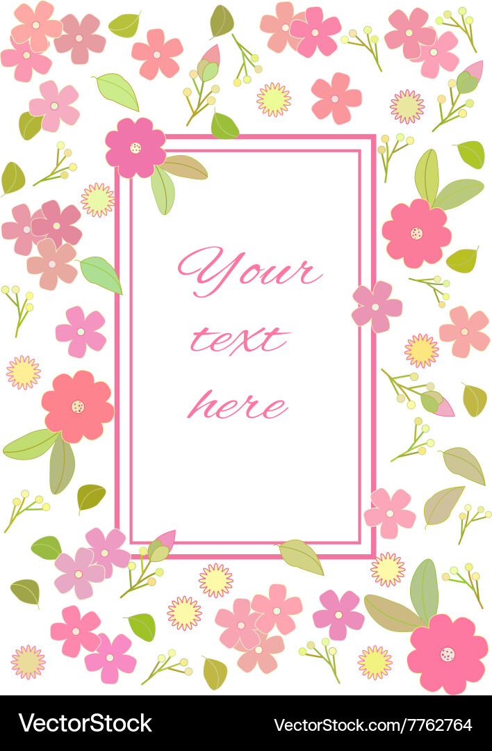 Isolated card Royalty Free Vector Image - VectorStock