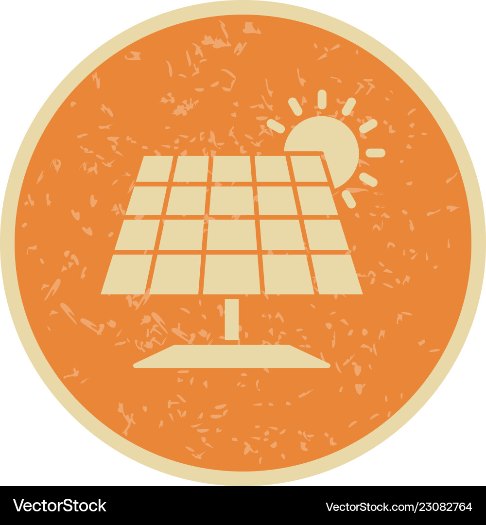 Solar panel icon Royalty Free Vector Image - VectorStock