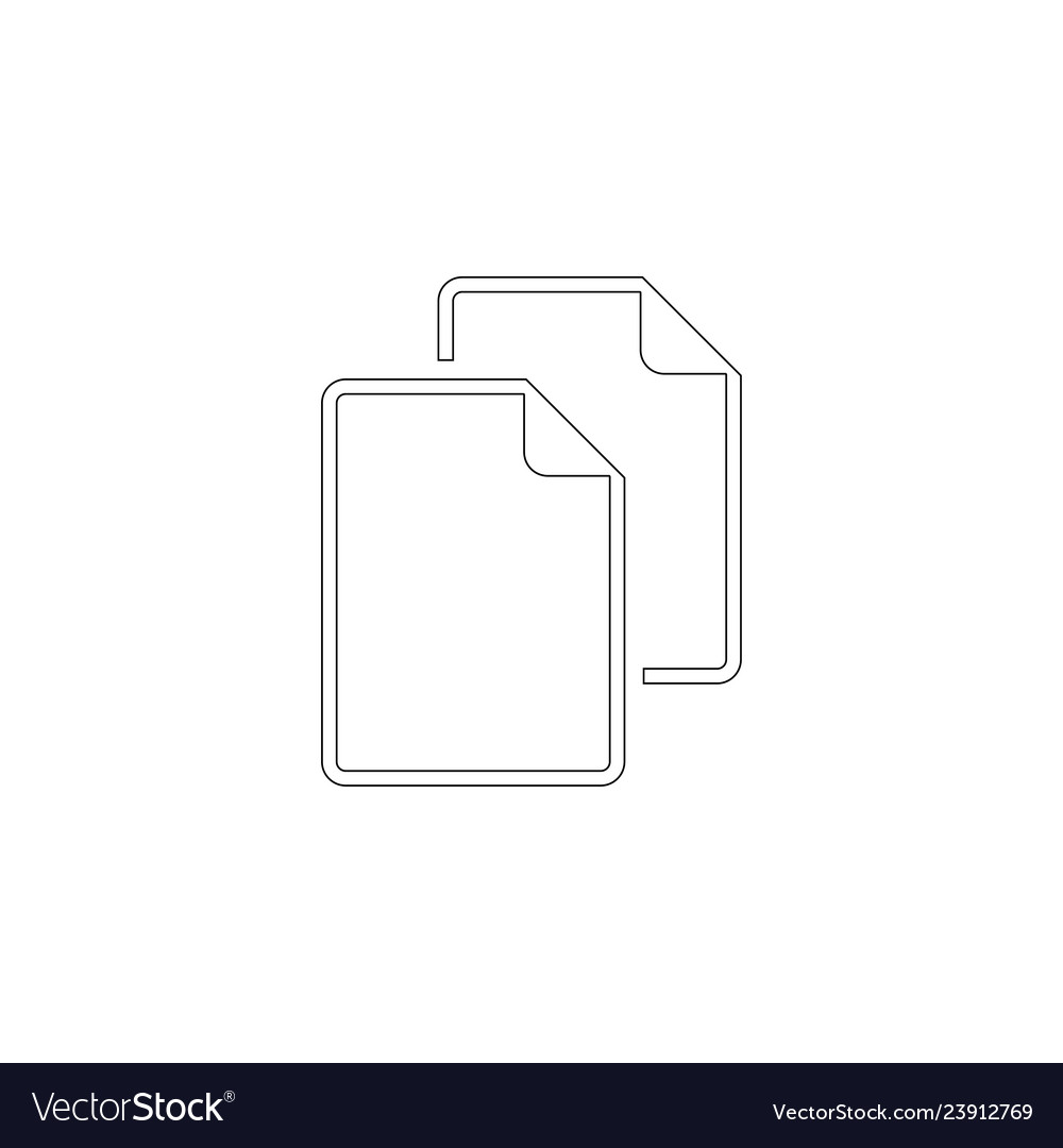 Document flat icon Royalty Free Vector Image - VectorStock