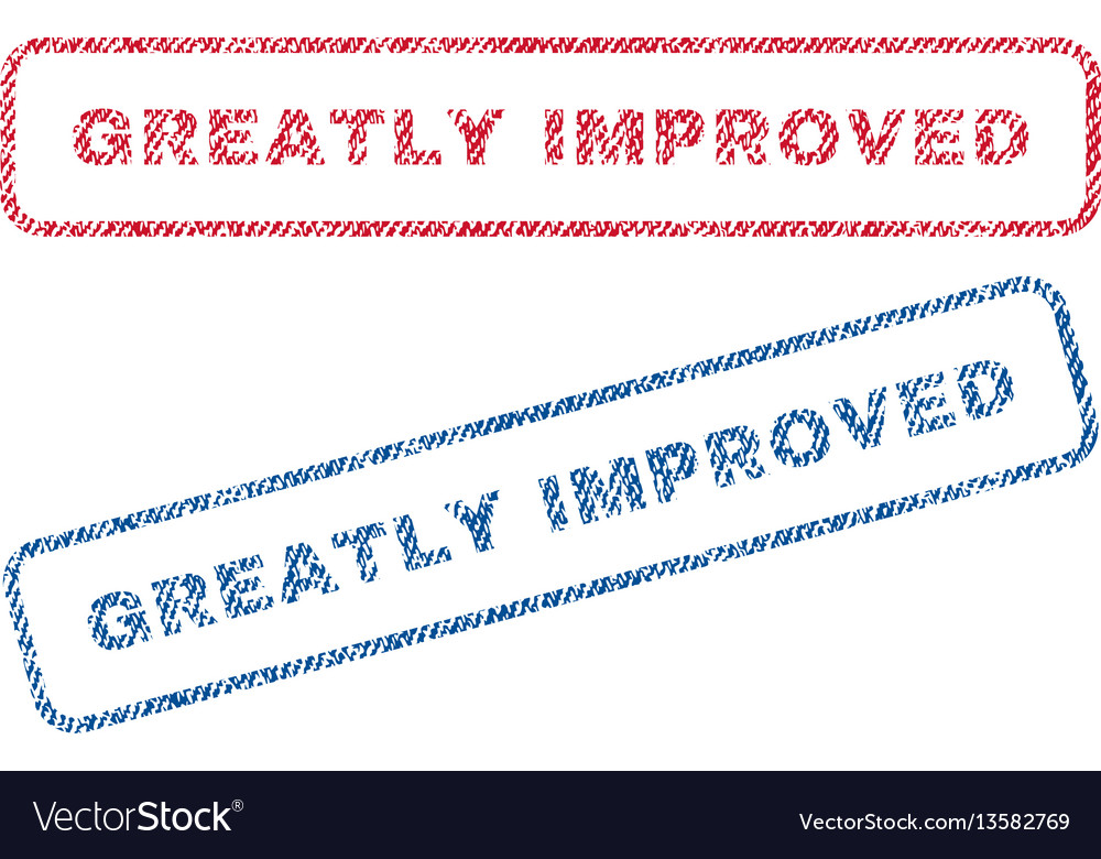 Greatly improved textile stamps Royalty Free Vector Image