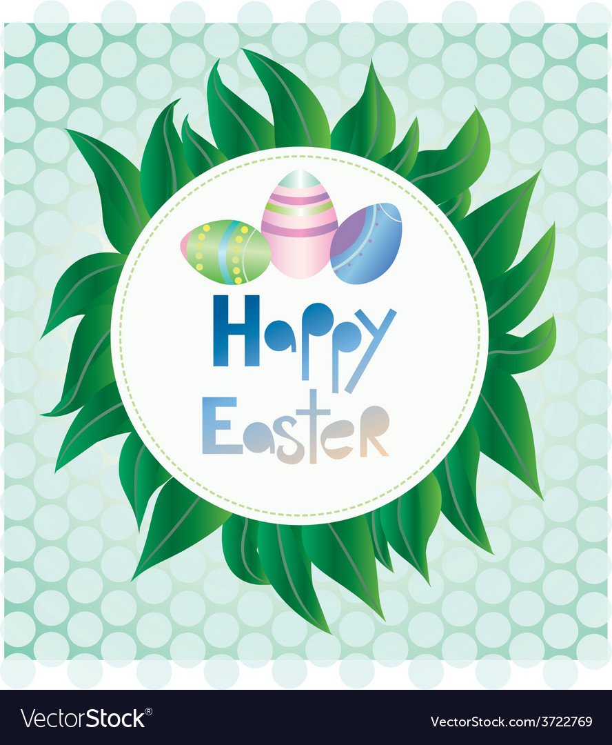 Happy easter Royalty Free Vector Image - VectorStock