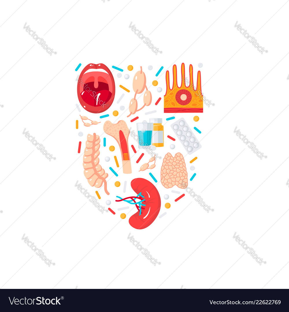 Immune System Concept Royalty Free Vector Image