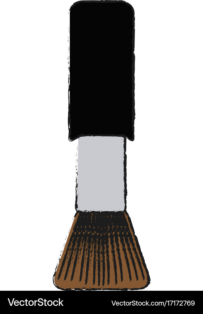 Isolated brush design Royalty Free Vector Image