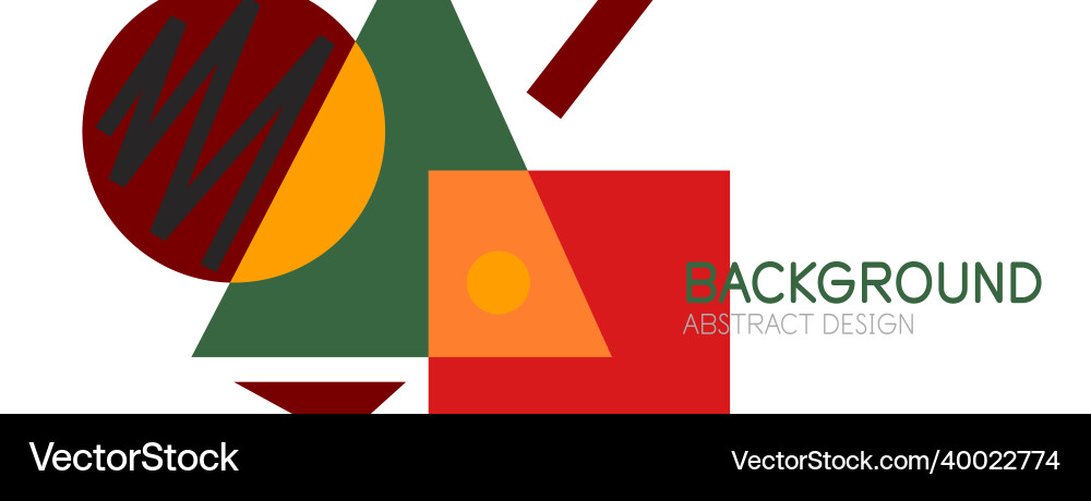 Abstract background with blocks lines geometric Vector Image