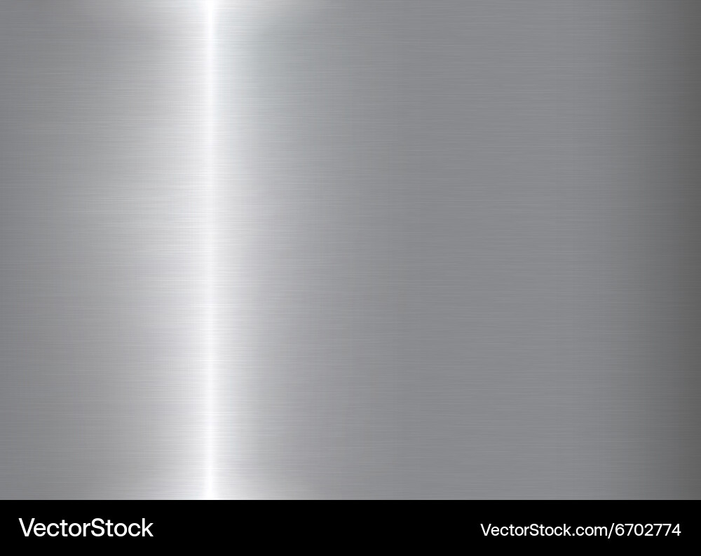 Realistic metal texture background Royalty Free Vector Image