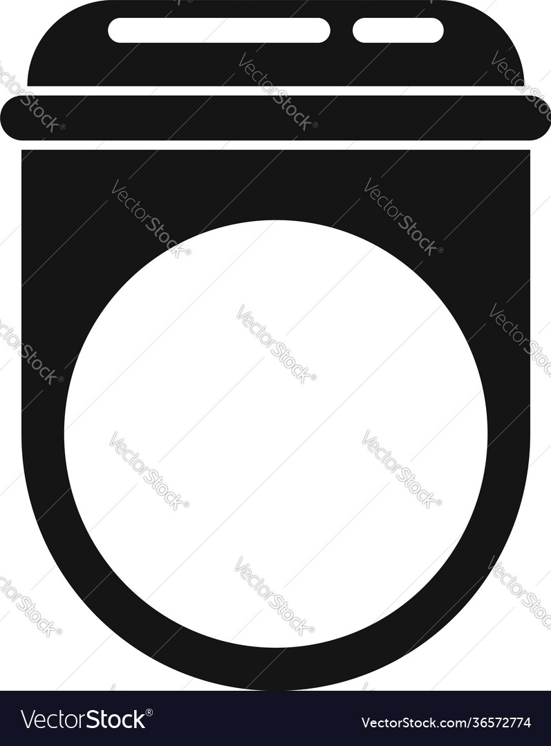 Ruby ring icon simple style Royalty Free Vector Image
