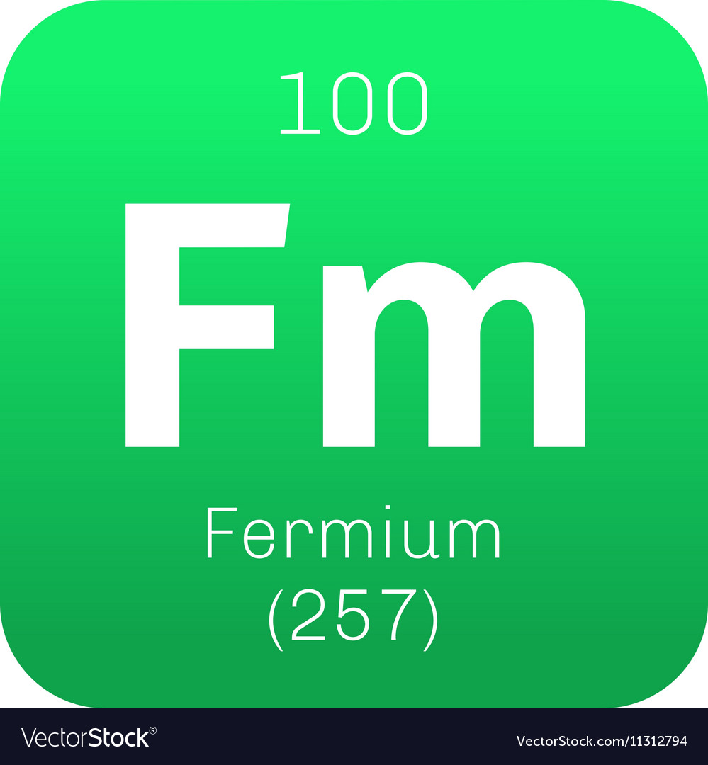 Fermium Symbol