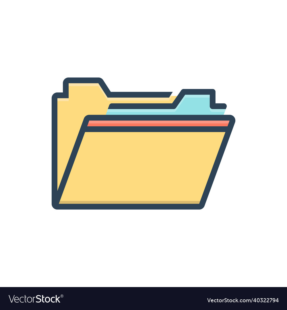 Folder Royalty Free Vector Image - VectorStock