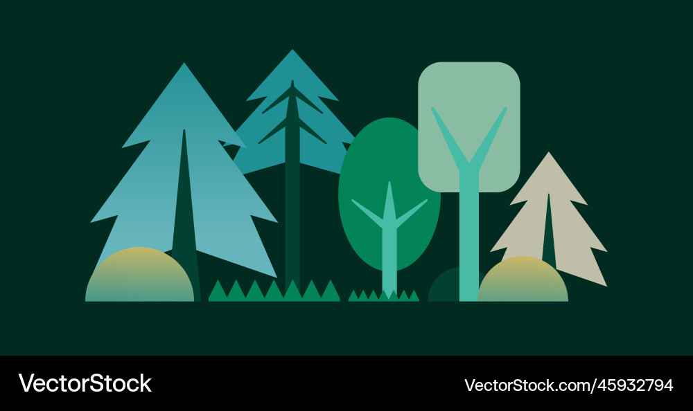 Nature and landscape concept Royalty Free Vector Image