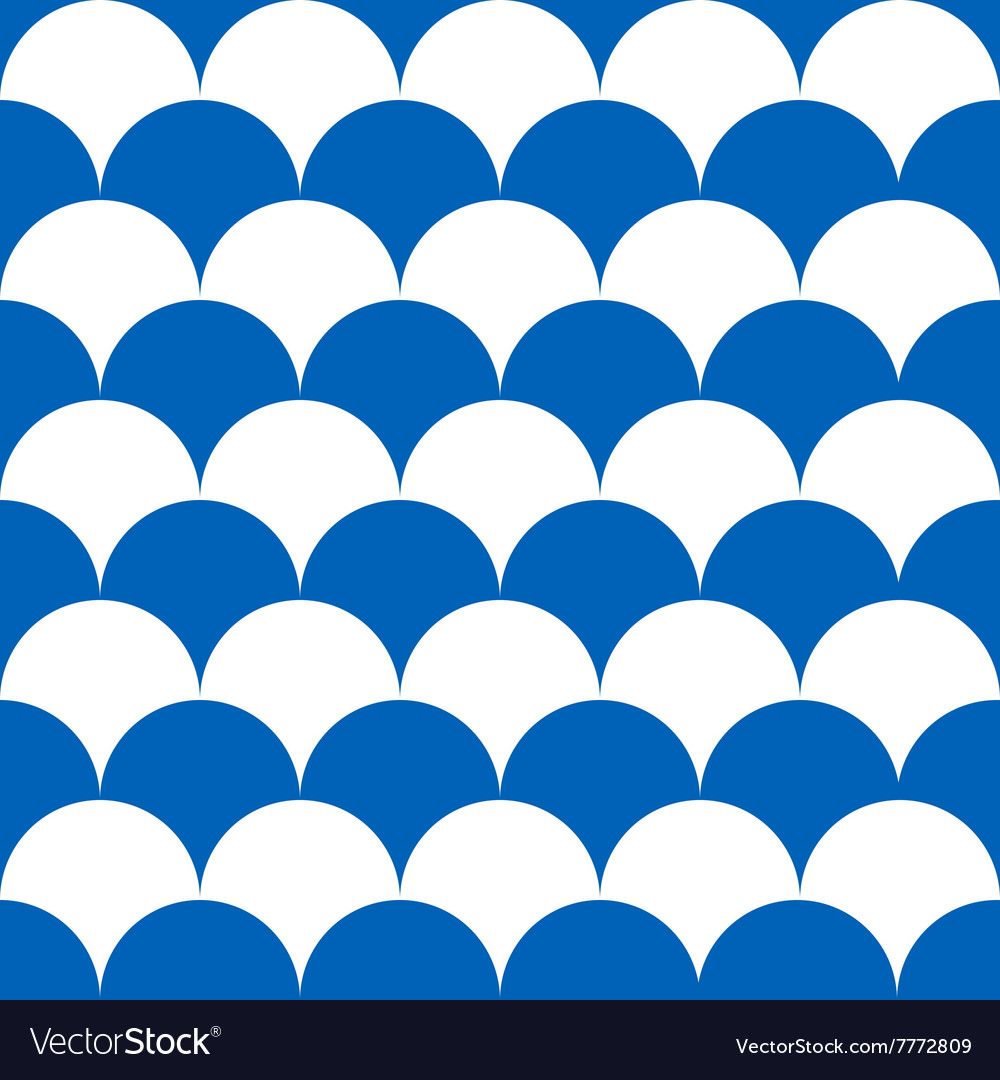 Wave circle seamless Royalty Free Vector Image