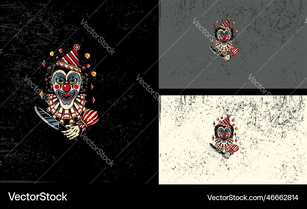Clown mascot design Royalty Free Vector Image - VectorStock