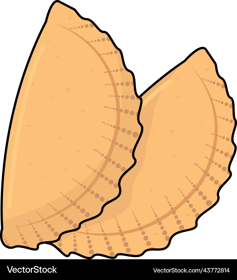 Isolated patty fast food Royalty Free Vector Image