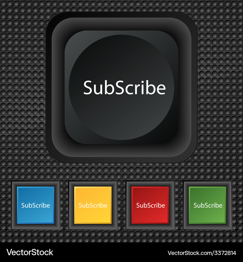 Subscribe sign icon membership symbol website Vector Image