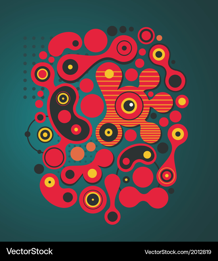 Psychedelic background Royalty Free Vector Image