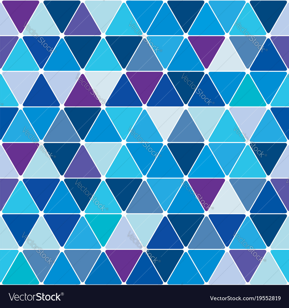 Winter triangle pattern 22 Royalty Free Vector Image