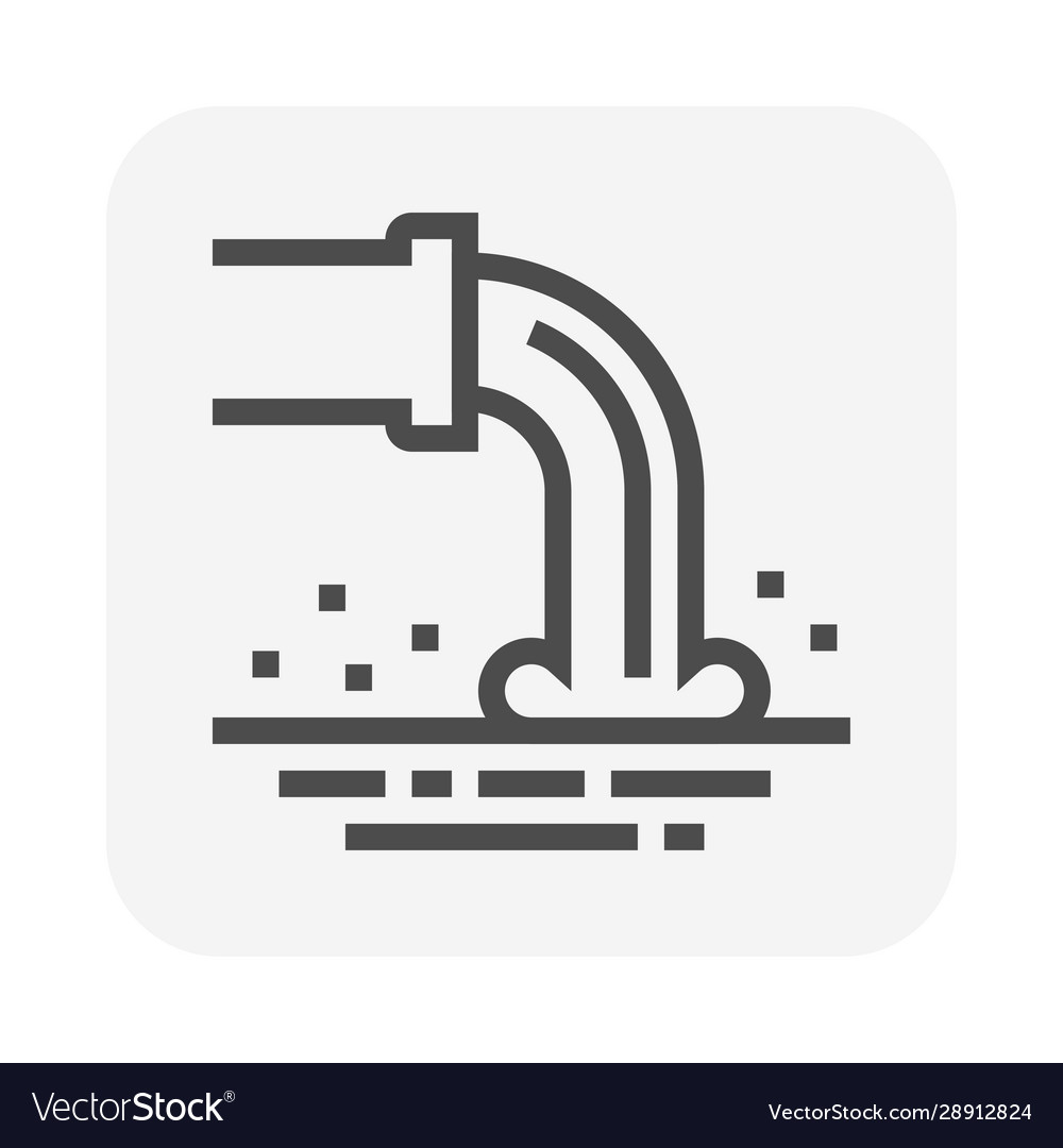 Waste water icon Royalty Free Vector Image - VectorStock Waste water icon Royalty Free Vector Image - VectorStock