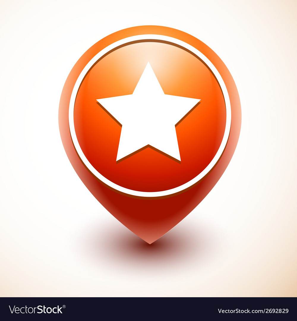 Favorite red icon Royalty Free Vector Image - VectorStock