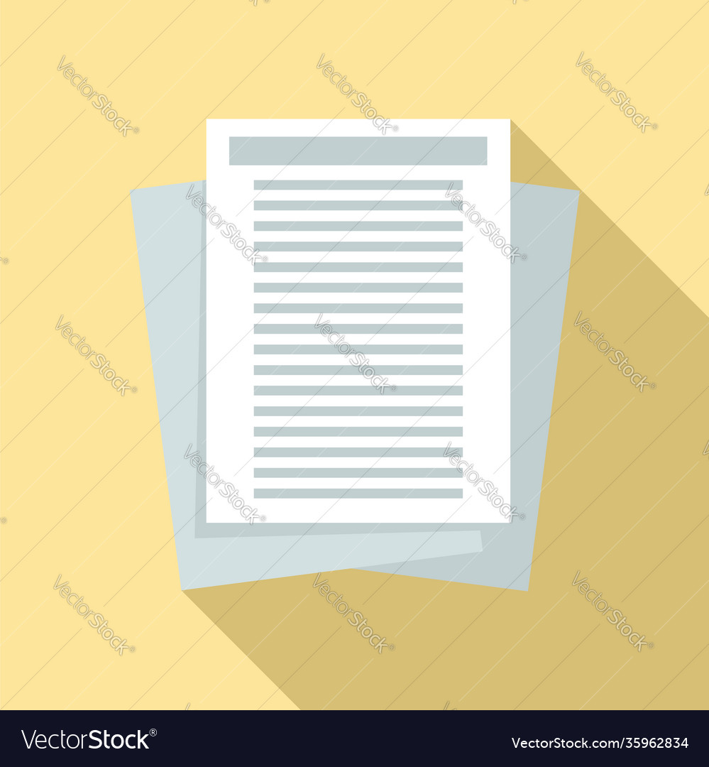Investigator documents icon flat style Royalty Free Vector Investigator documents icon flat style Royalty Free Vector