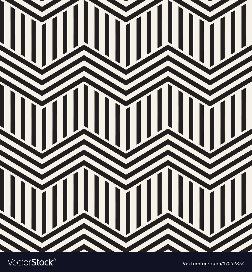 Seamless zigzag line pattern abstract Royalty Free Vector