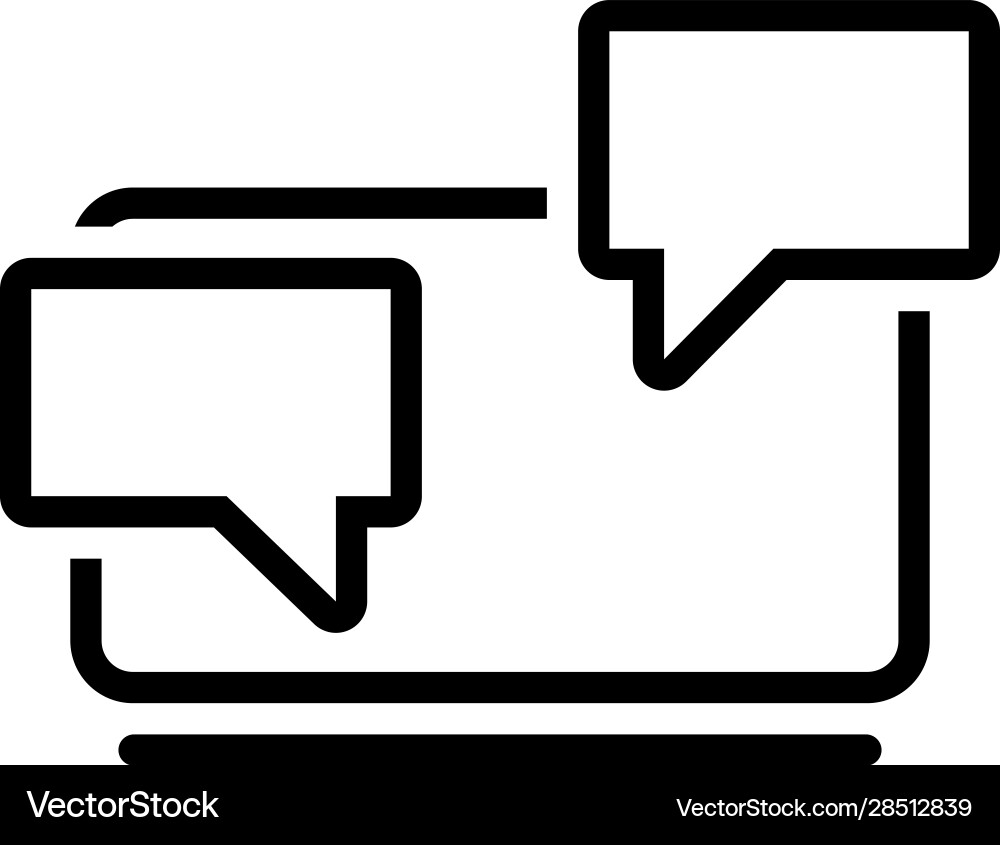 Chat Royalty Free Vector Image - VectorStock