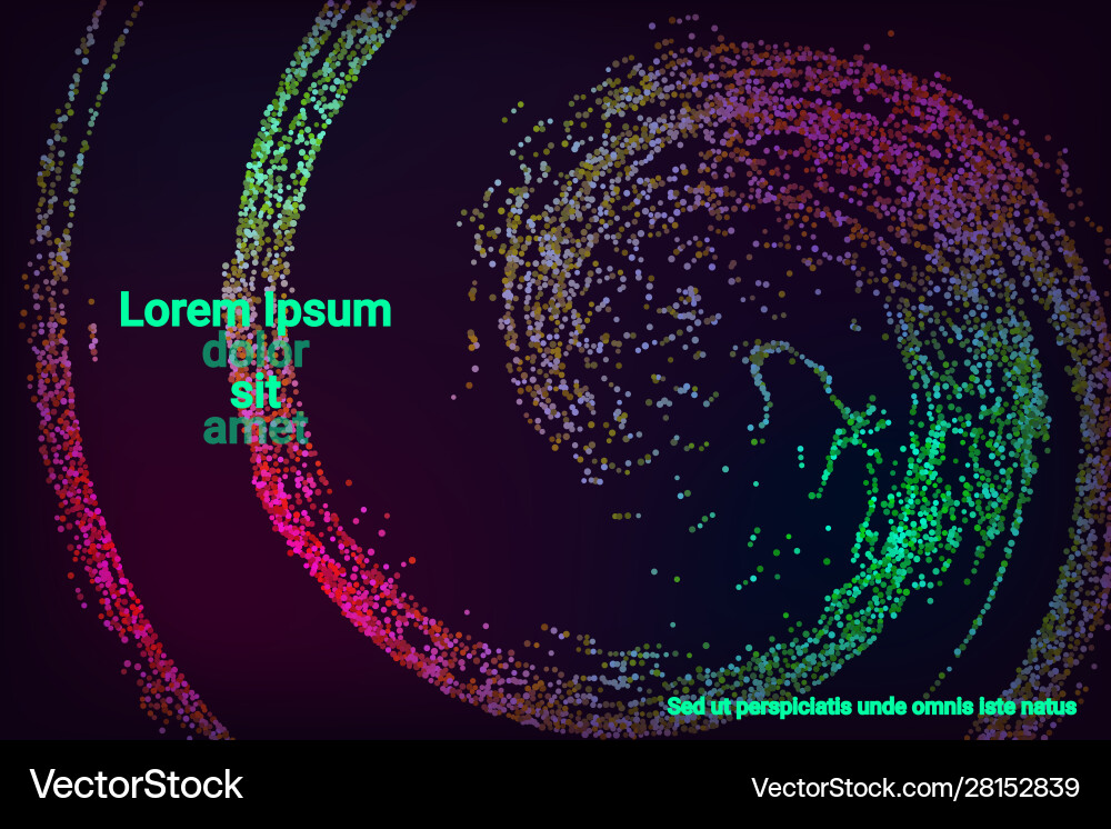 Multicolored confetti dots Royalty Free Vector Image