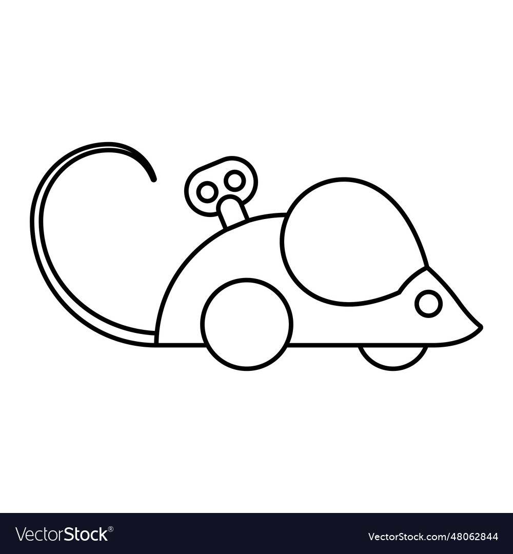 Clockwork mouse Royalty Free Vector Image - VectorStock